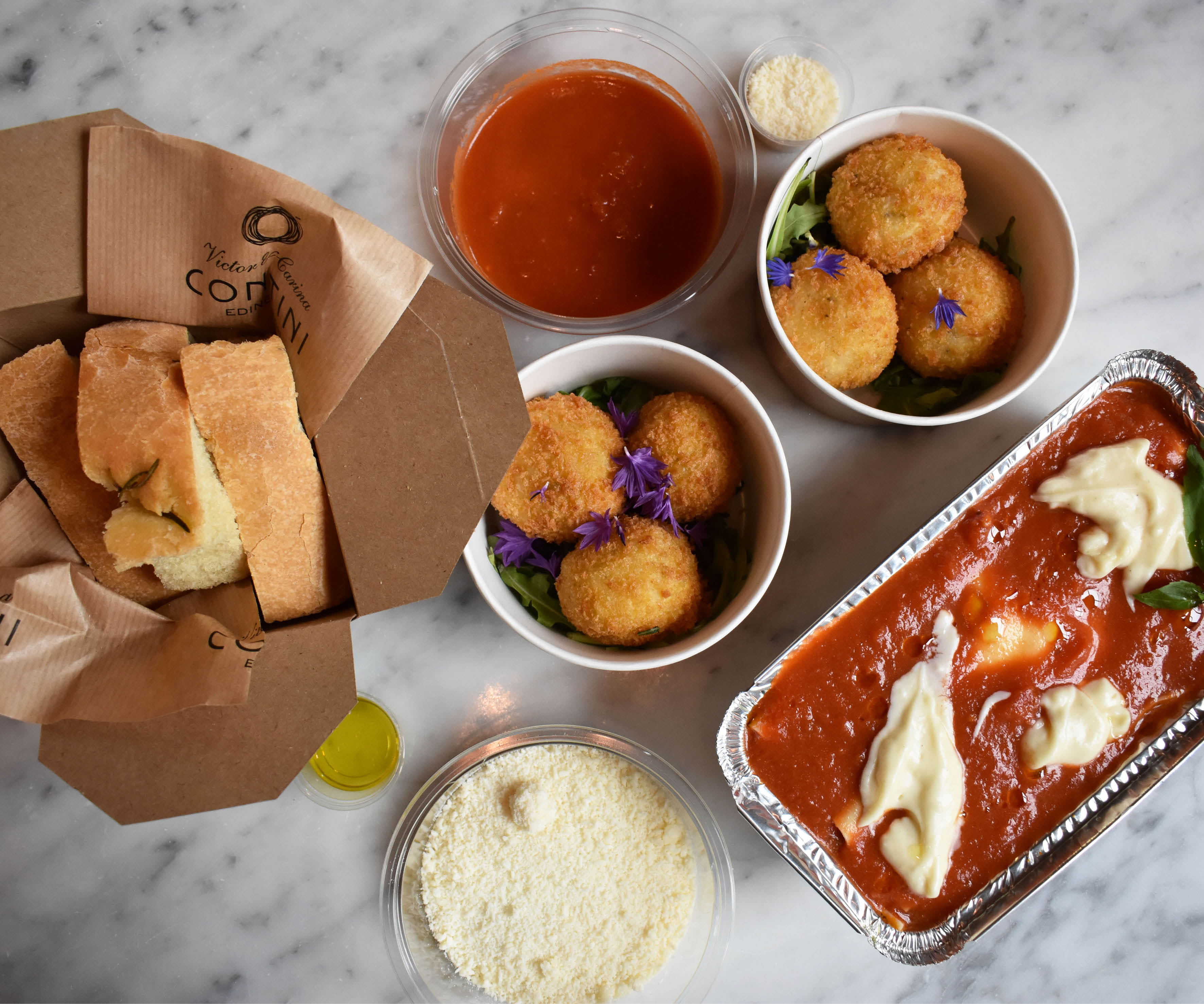 Contini Lasagne Menu for 2 – Victor & Carina Contini